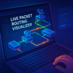 🛰️ Live Packet Routing Visualizer – Simulate Network Flows with Real ...